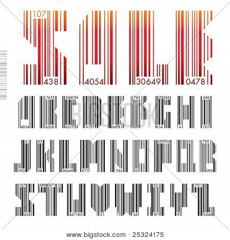 Font Barcode - Vector & Photo (Free Trial) | Bigstock