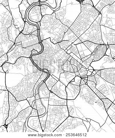 Vector City Map Rome Vector & Photo (Free Trial) | Bigstock