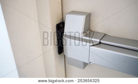 Fire Door Handle Fire Image & Photo (Free Trial) | Bigstock