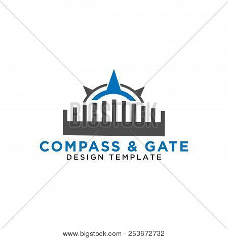 Compass Gate Logo Vector & Photo (Free Trial) | Bigstock