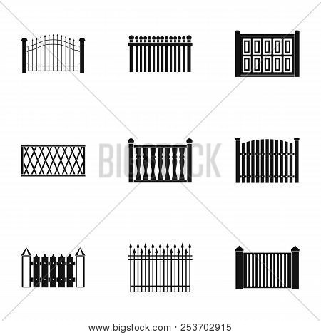 Partition Icons Set. Image & Photo (Free Trial) | Bigstock