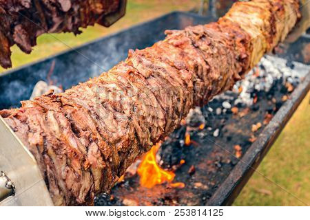 Spit Roast Charcoal Image & Photo (Free Trial) | Bigstock