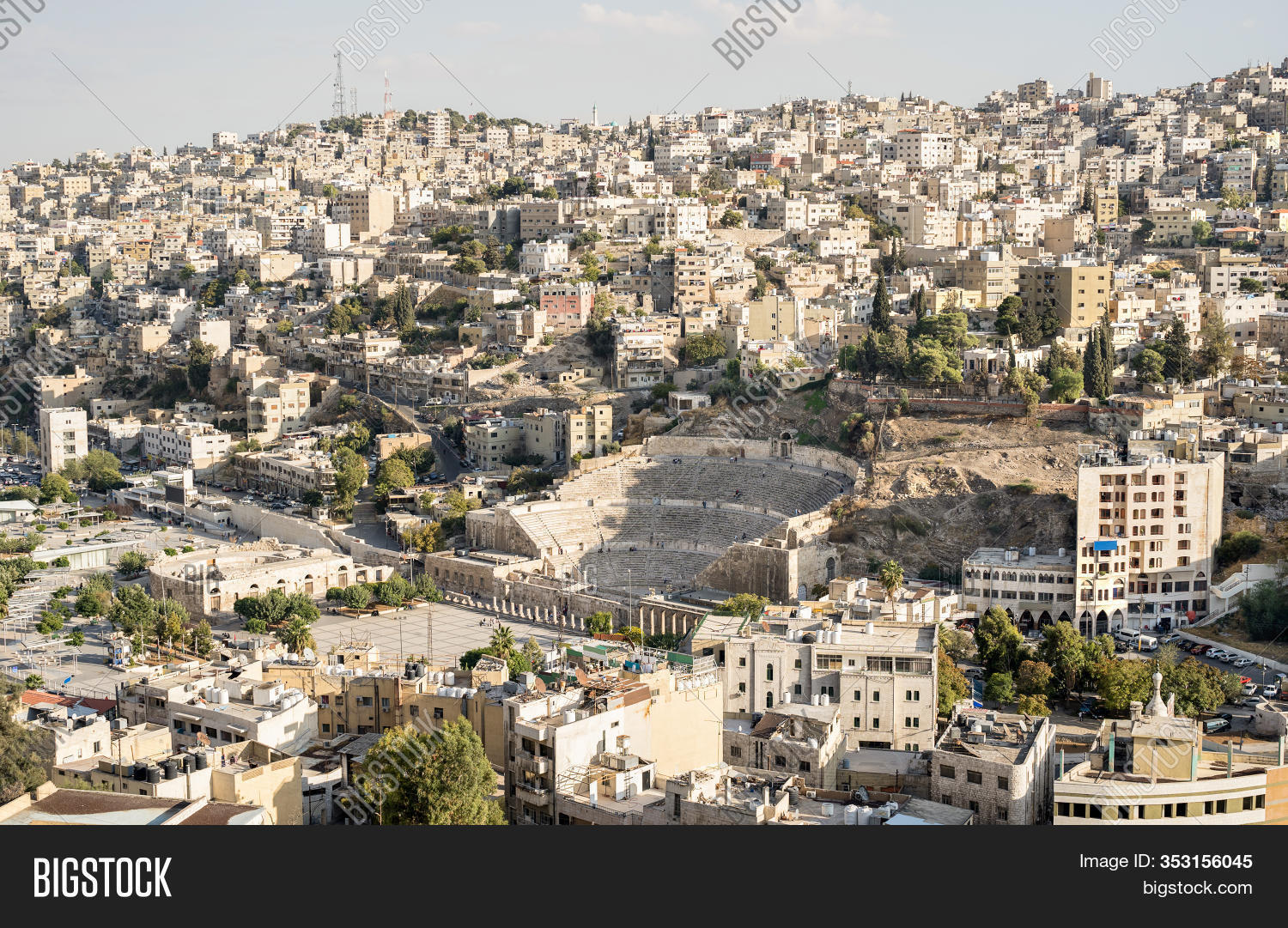 Aerial View Amman City Image & Photo (Free Trial) | Bigstock