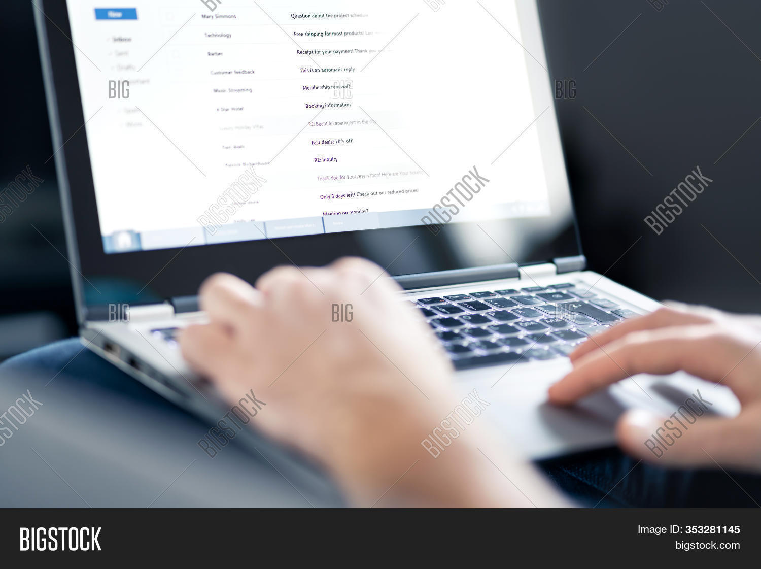 Email Inbox Full Image & Photo (Free Trial) | Bigstock