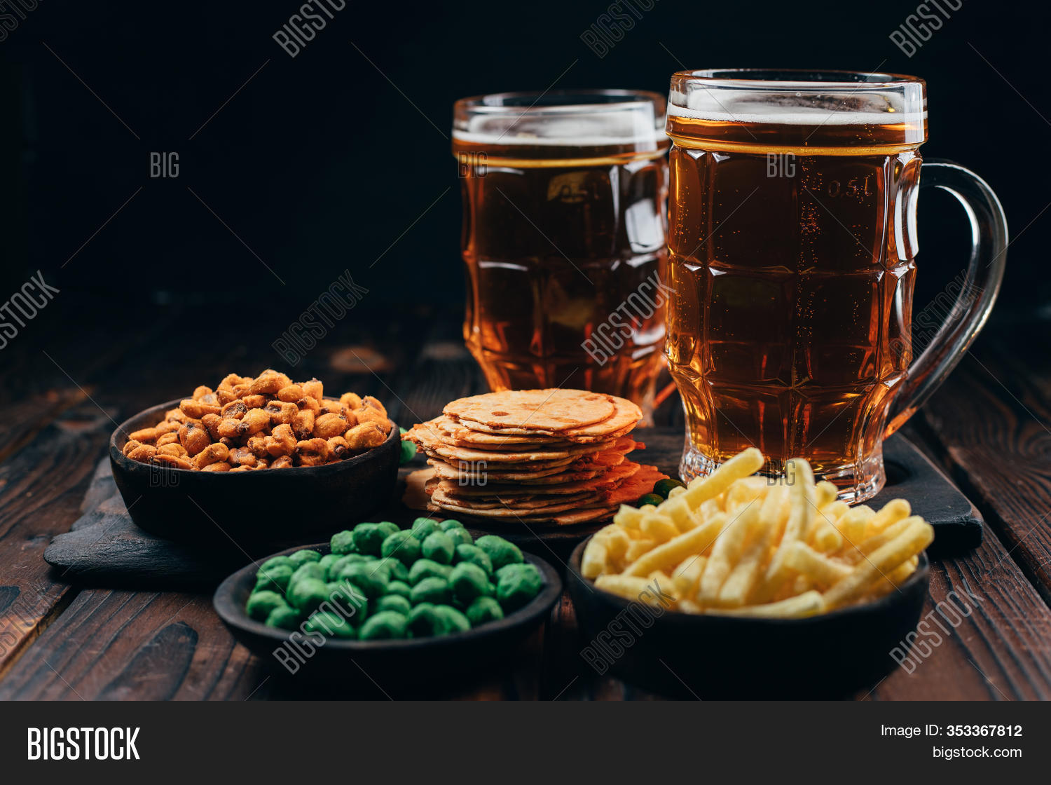 Beer Appetizing Snacks Image & Photo (Free Trial) | Bigstock