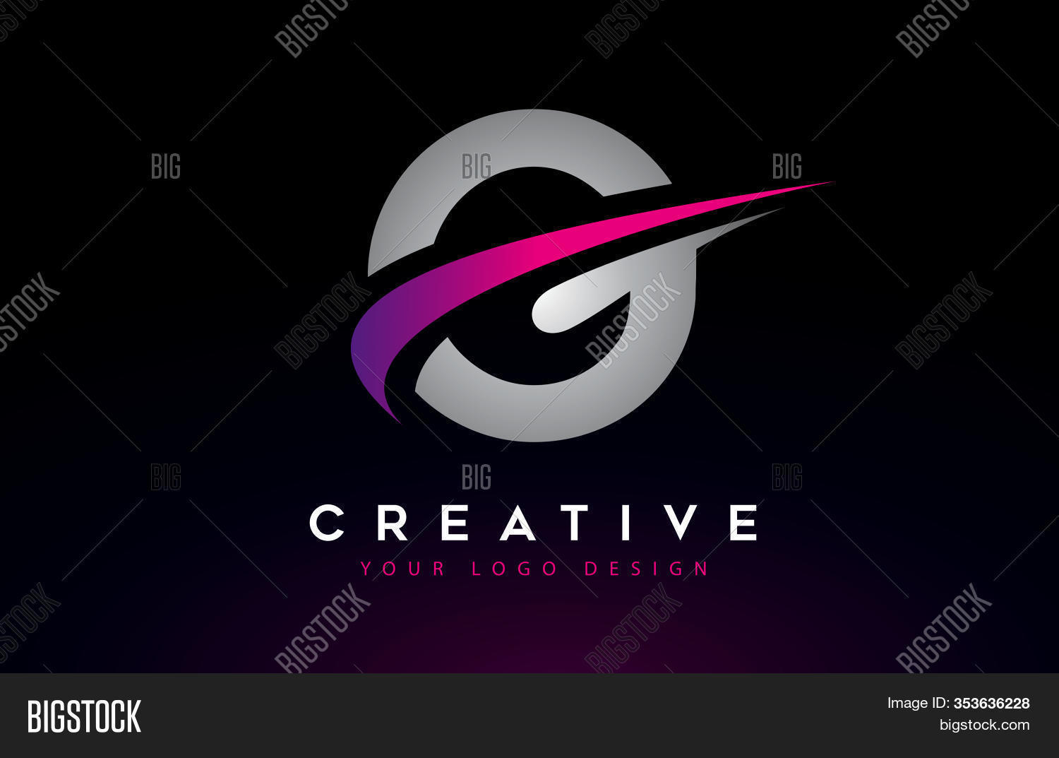 G, Logo, Swoosh, Vector & Photo (Free Trial) | Bigstock
