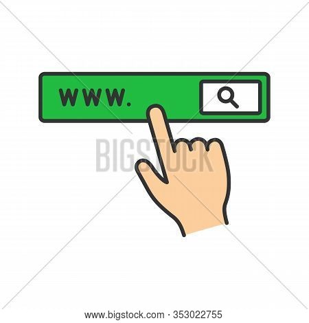 Surfing Internet Icon