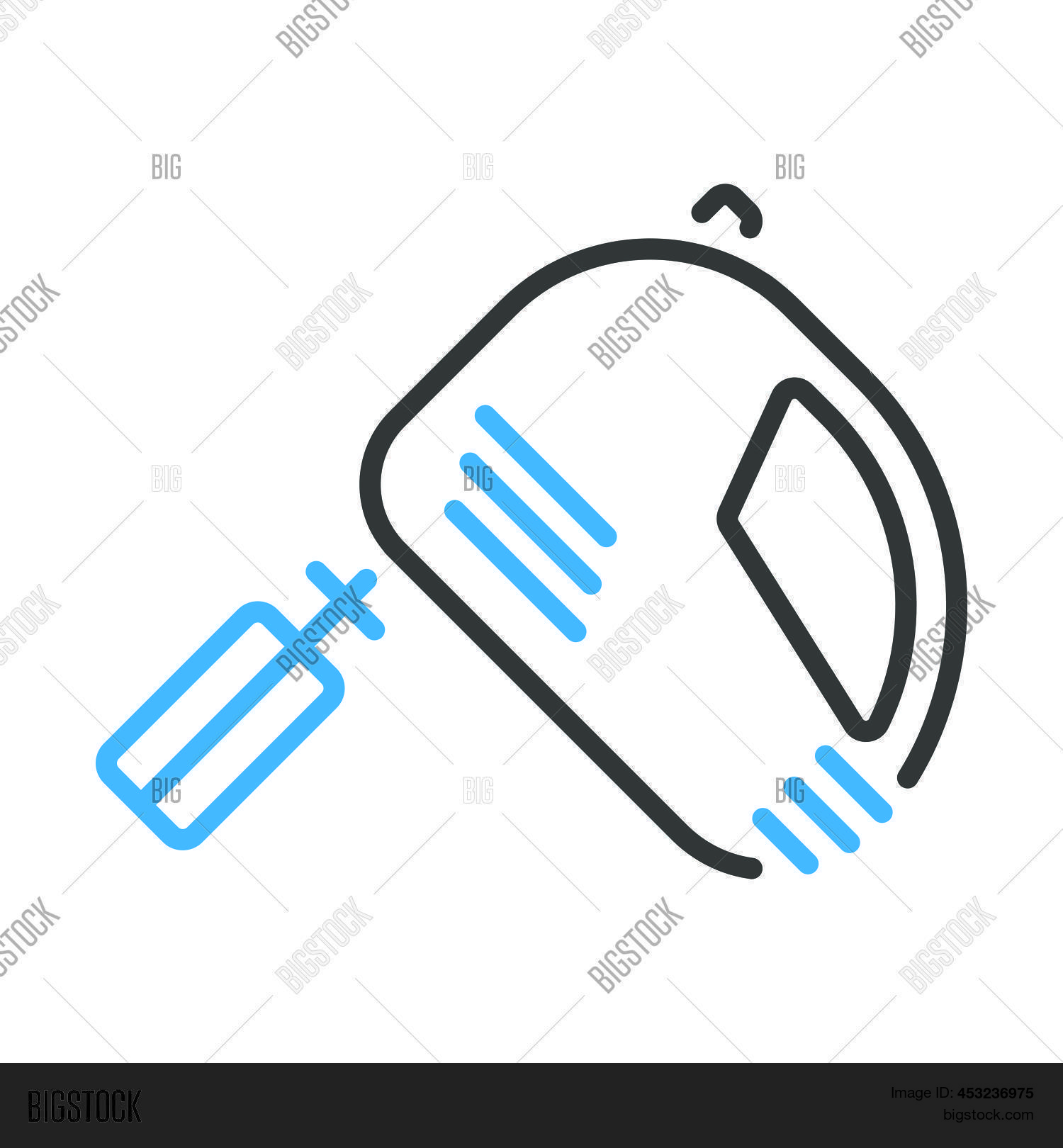 Kitchen Hand Mixer Vector & Photo (Free Trial) | Bigstock
