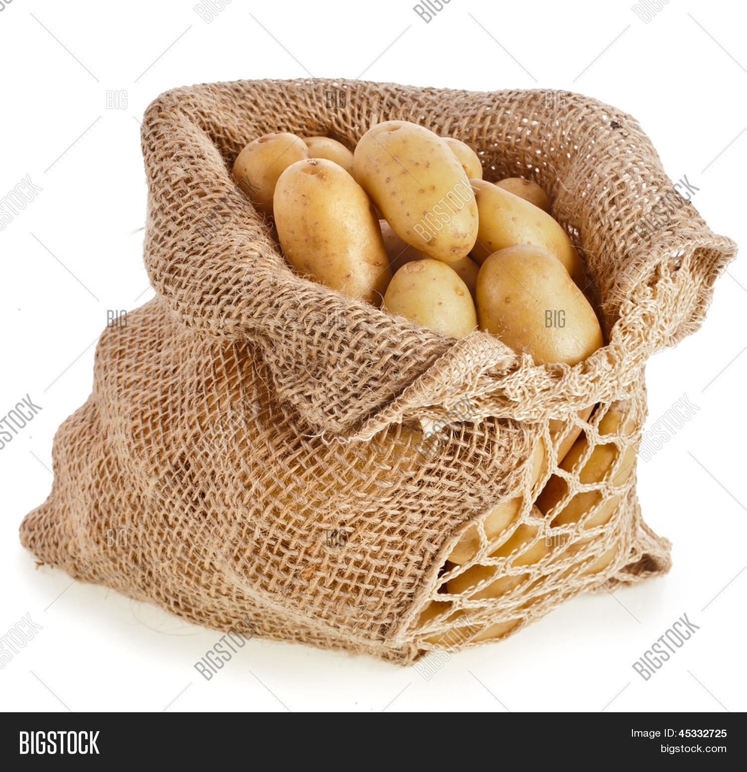 Ratte Potatoes Sack Image & Photo (Free Trial) | Bigstock
