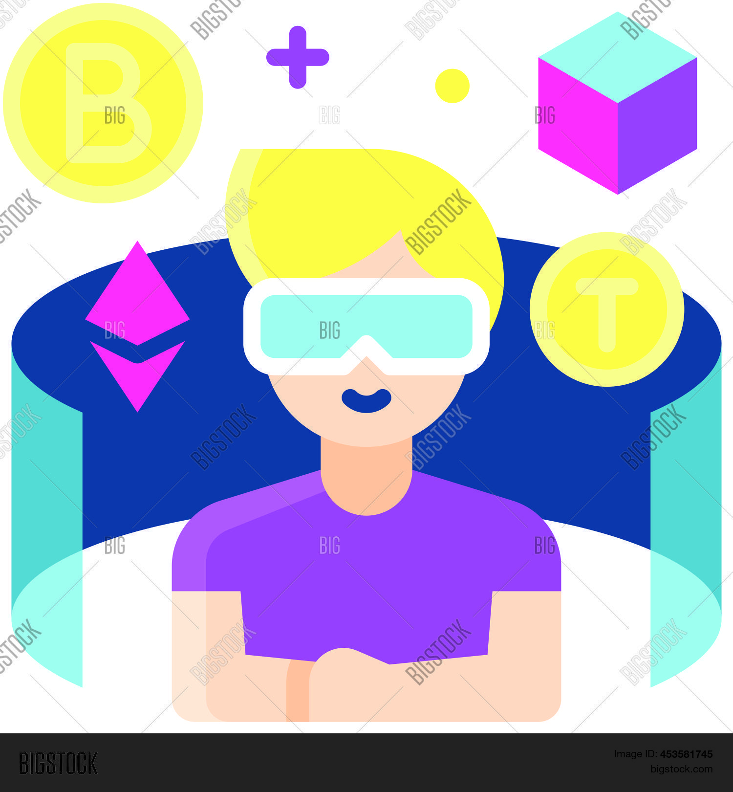 Avatar Coin Elements Vector & Photo (Free Trial) | Bigstock