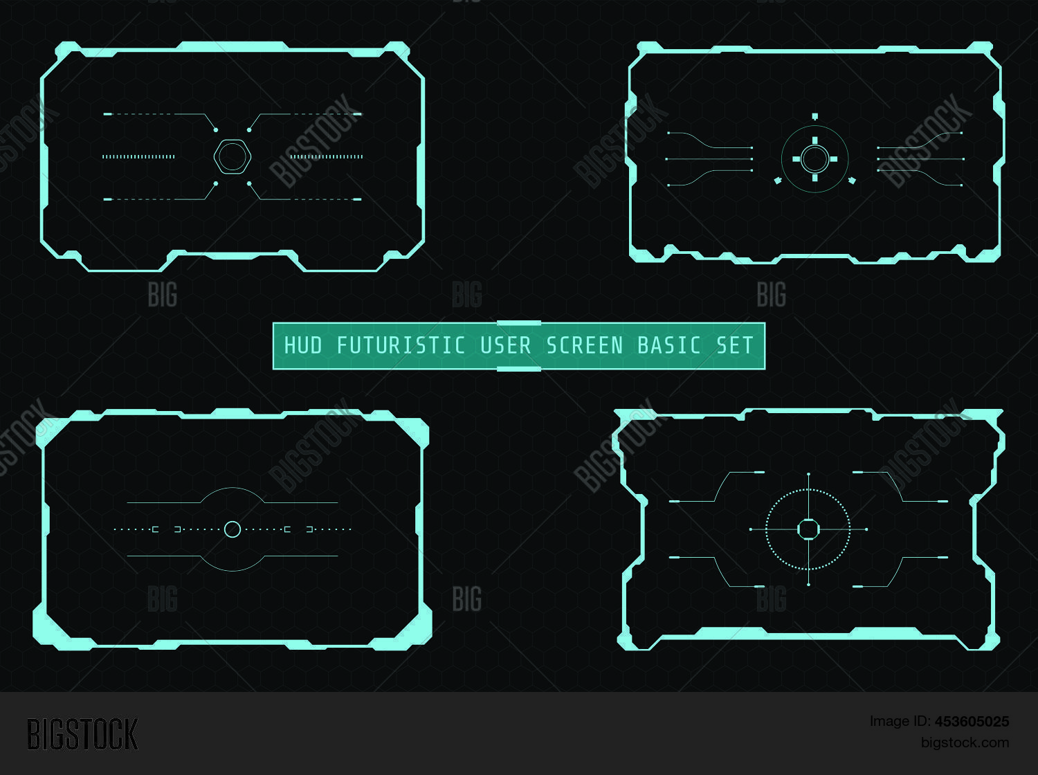 Hud Futuristic User Vector & Photo (Free Trial) | Bigstock