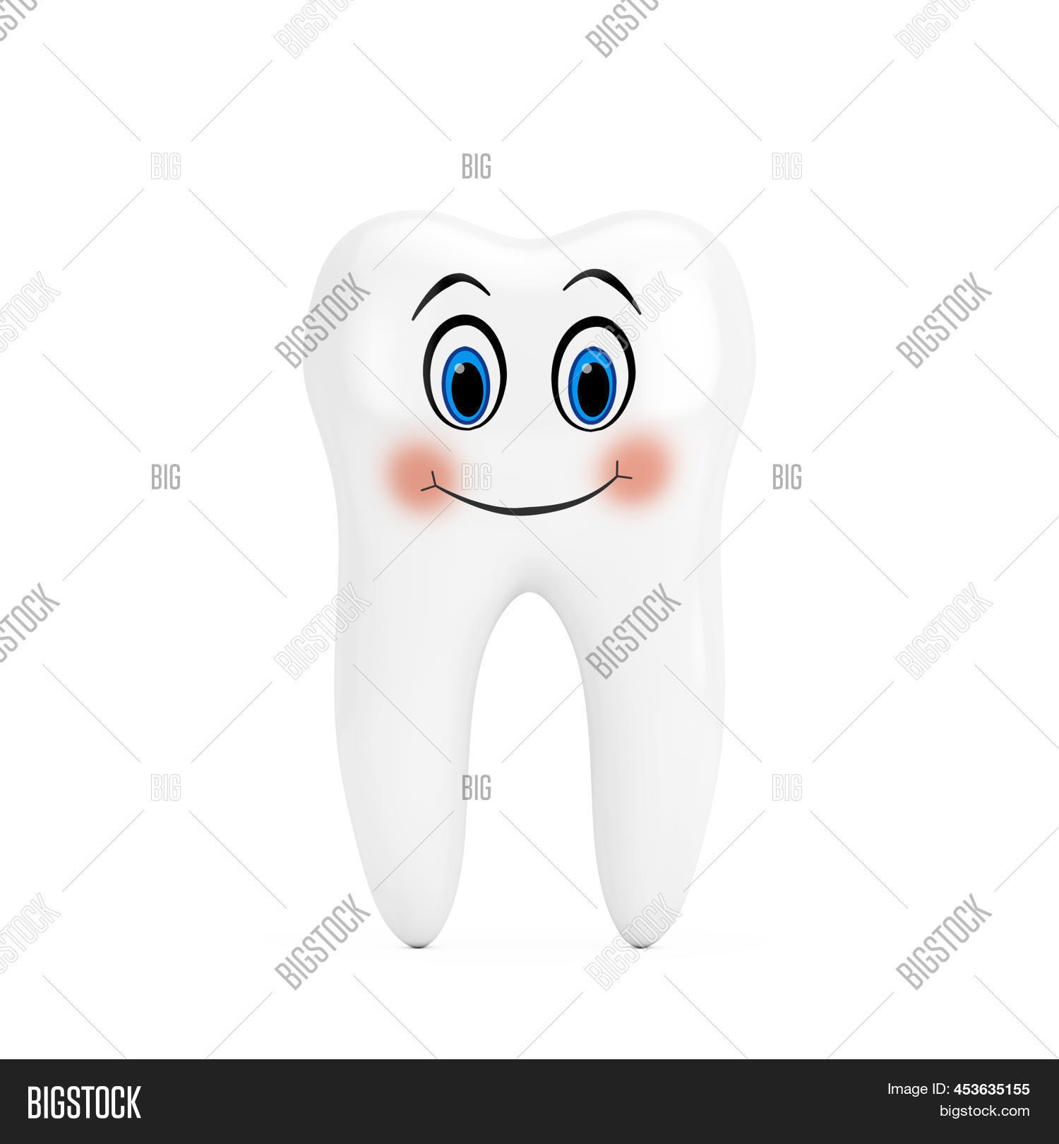 White Cartoon Tooth Image & Photo (Free Trial) | Bigstock