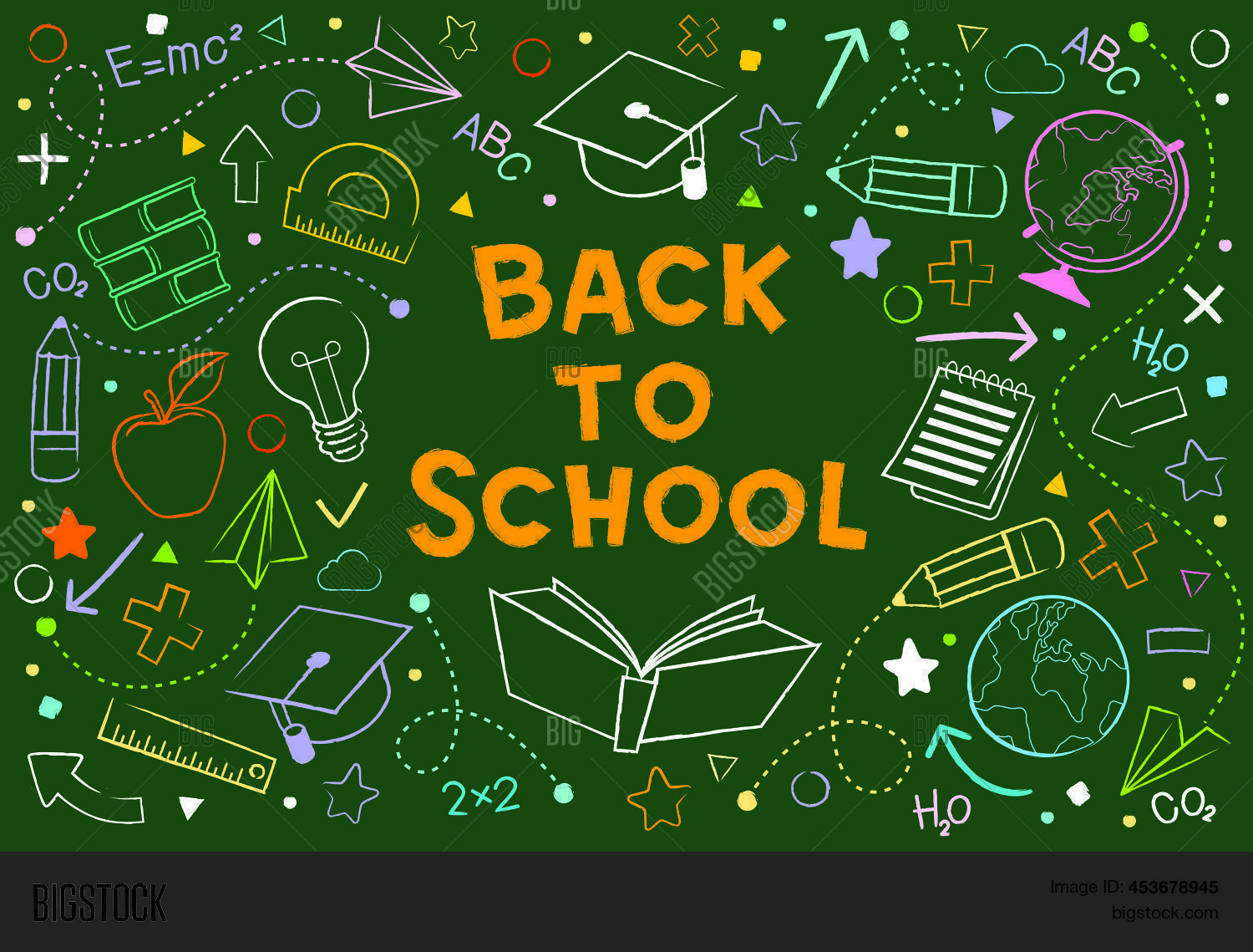 School Background Vector & Photo (Free Trial) | Bigstock