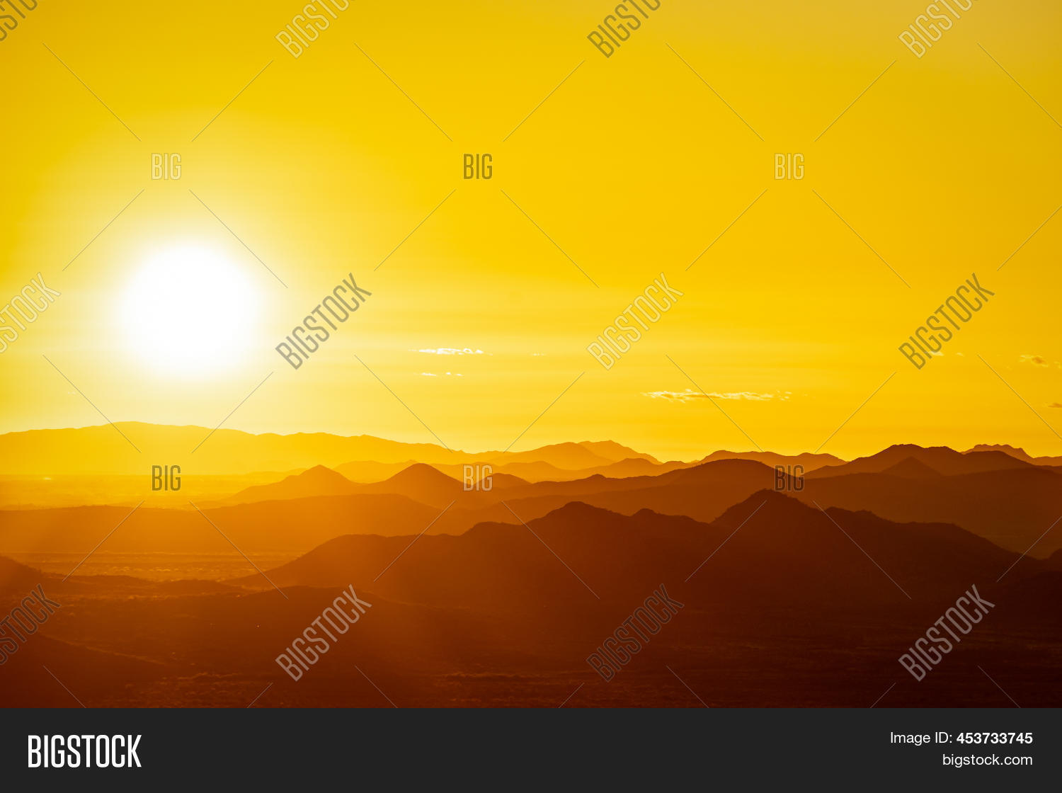 Sun Setting Behind Image & Photo (Free Trial) | Bigstock