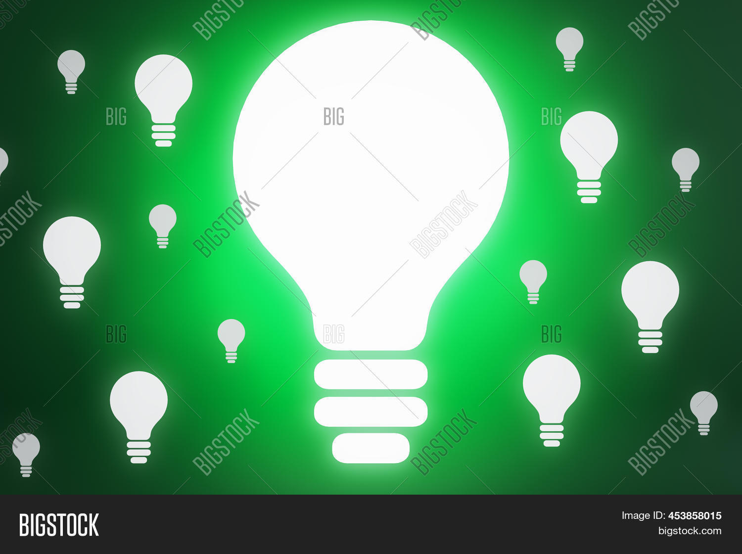 Creative Light Bulb On Image & Photo (Free Trial) | Bigstock