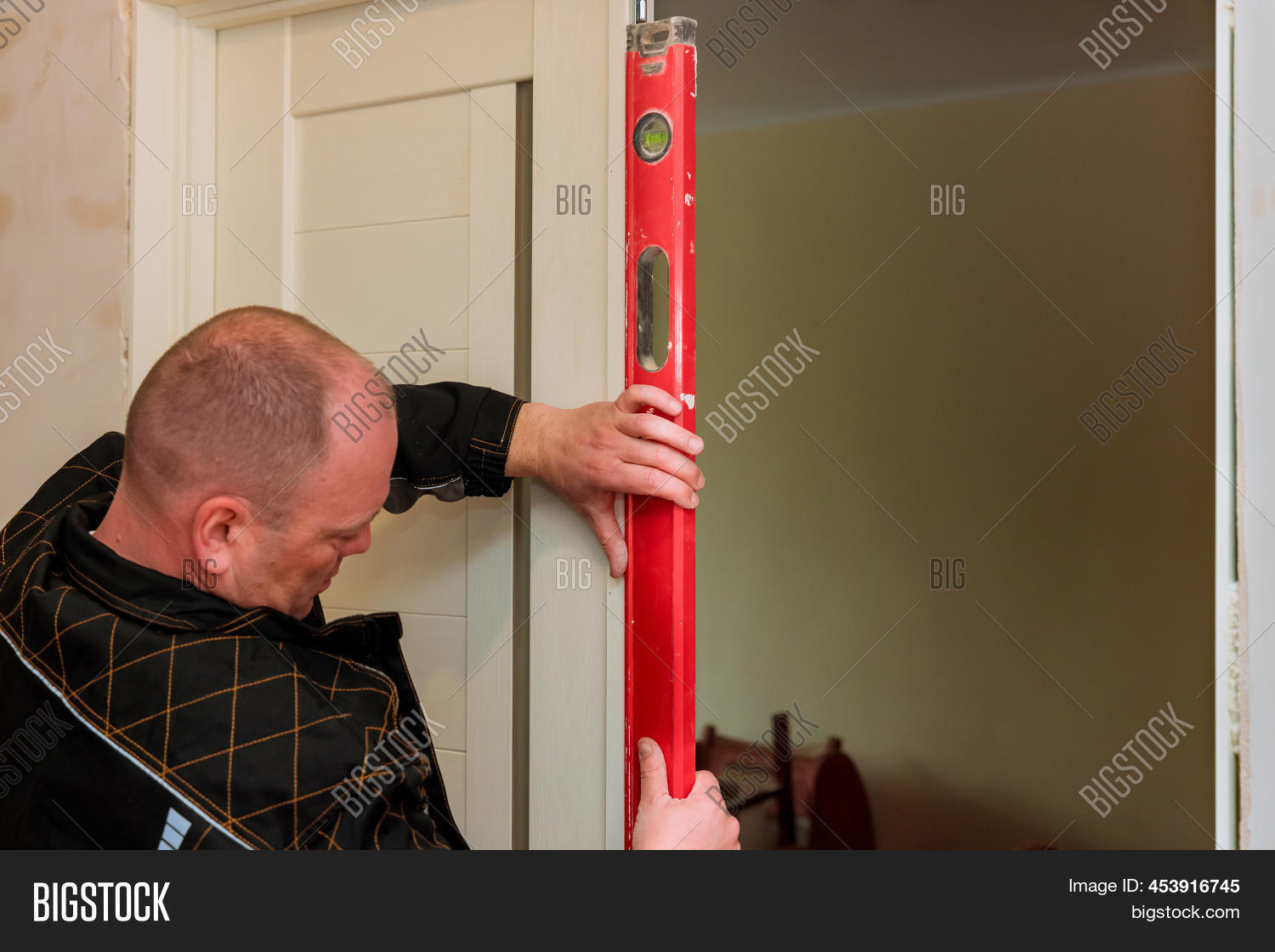 Man Installing Doors Image & Photo (Free Trial) | Bigstock