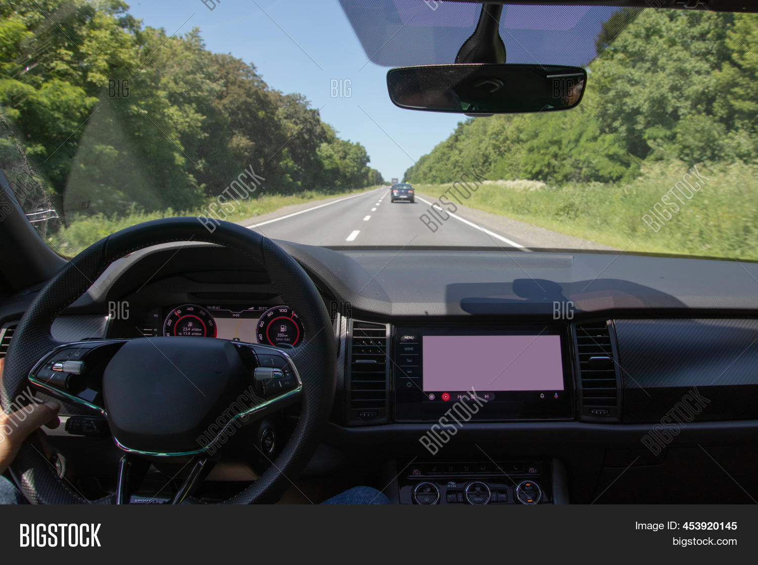 Car Interior On Road. Image & Photo (Free Trial) | Bigstock