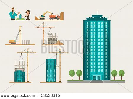 Process Building Vector & Photo (Free Trial) | Bigstock