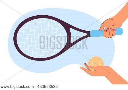 Hands Holding Tennis Vector & Photo (Free Trial) | Bigstock