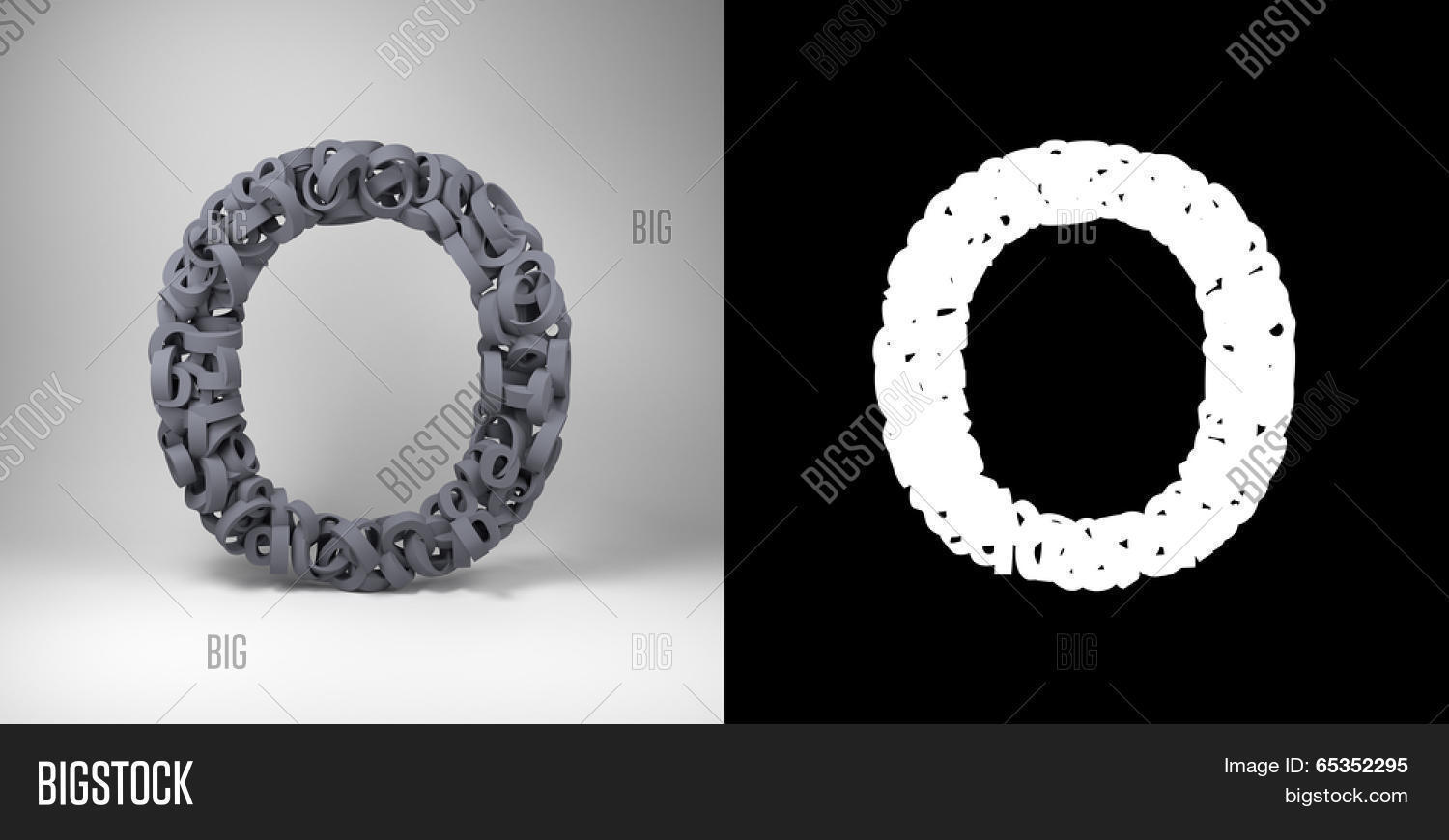 Letter O Made Out Image & Photo (Free Trial) | Bigstock