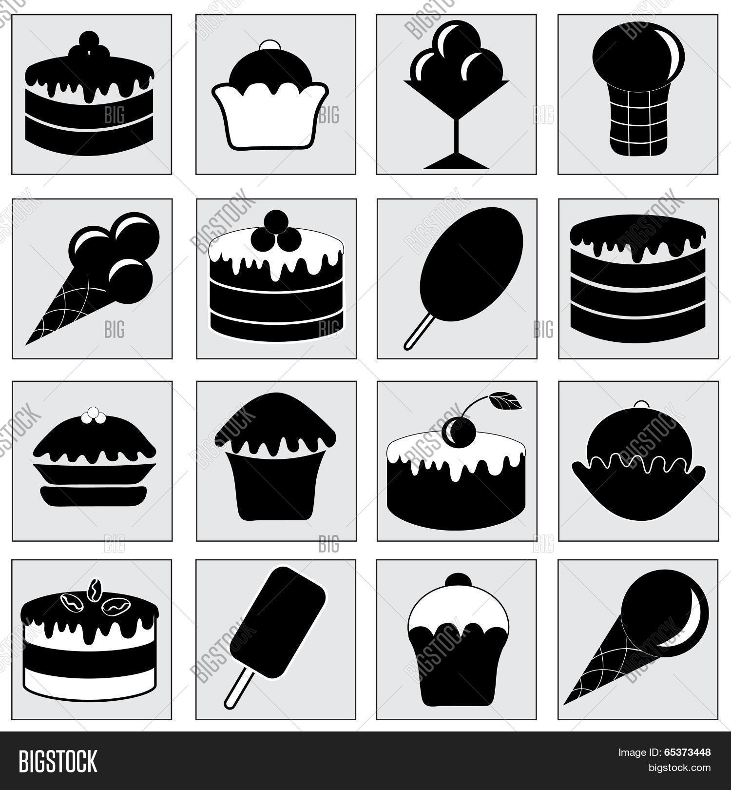 Set Food. Vector Vector & Photo (Free Trial) | Bigstock