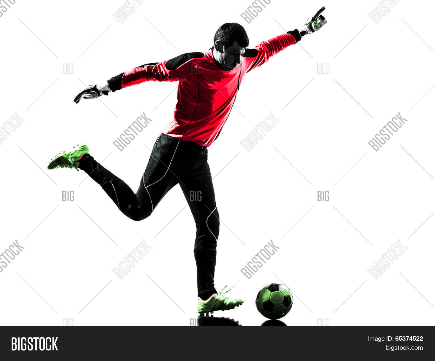 One Soccer Player Image & Photo (Free Trial) | Bigstock