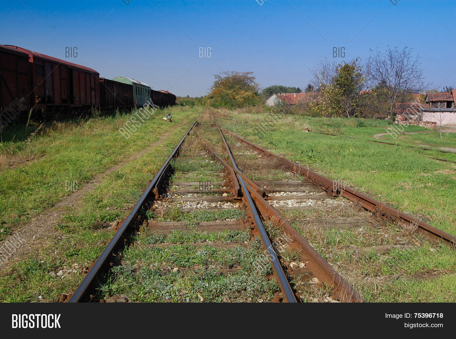 Crossover On Railway Image & Photo (Free Trial) | Bigstock