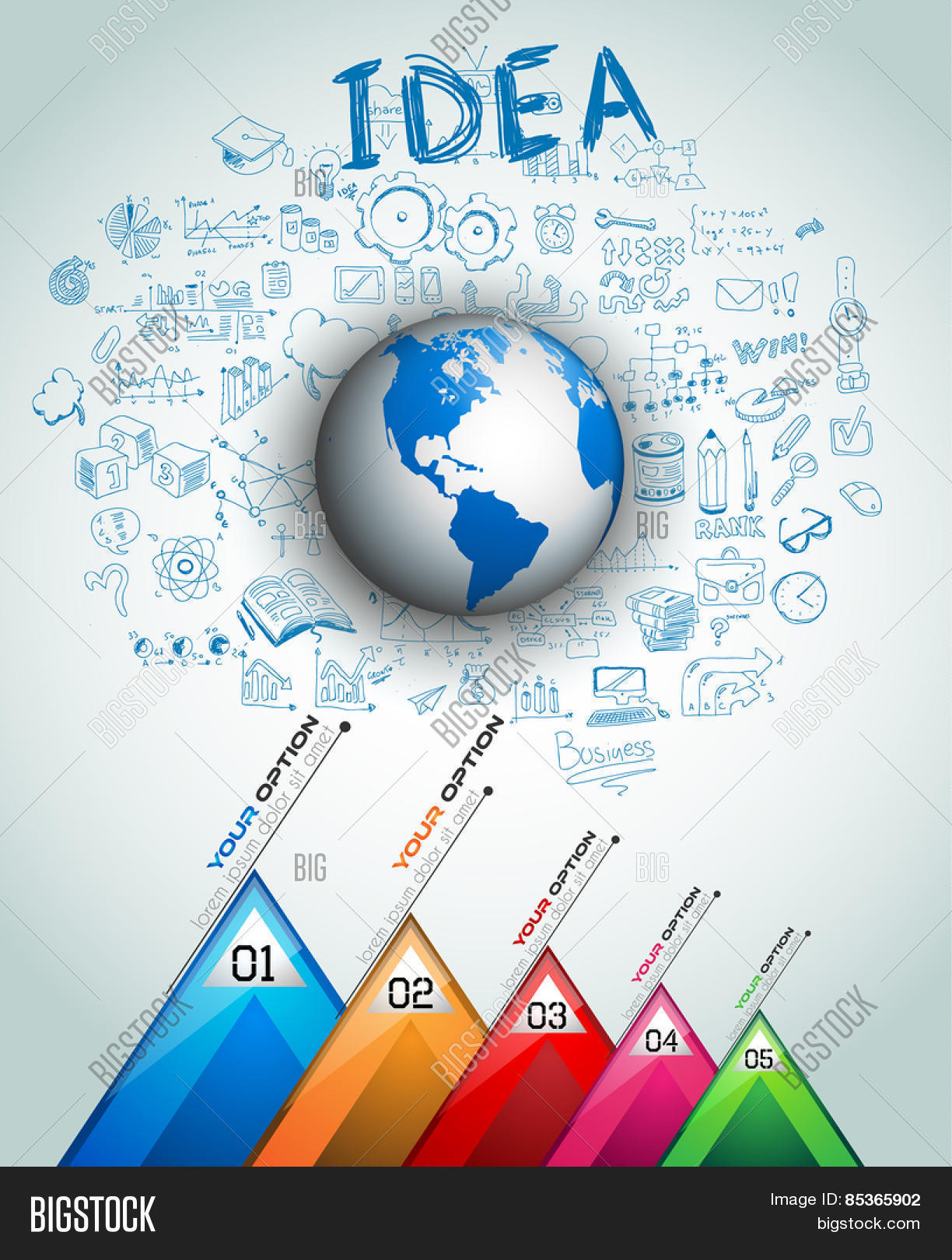 Idea Concept Layout Vector & Photo (Free Trial) | Bigstock