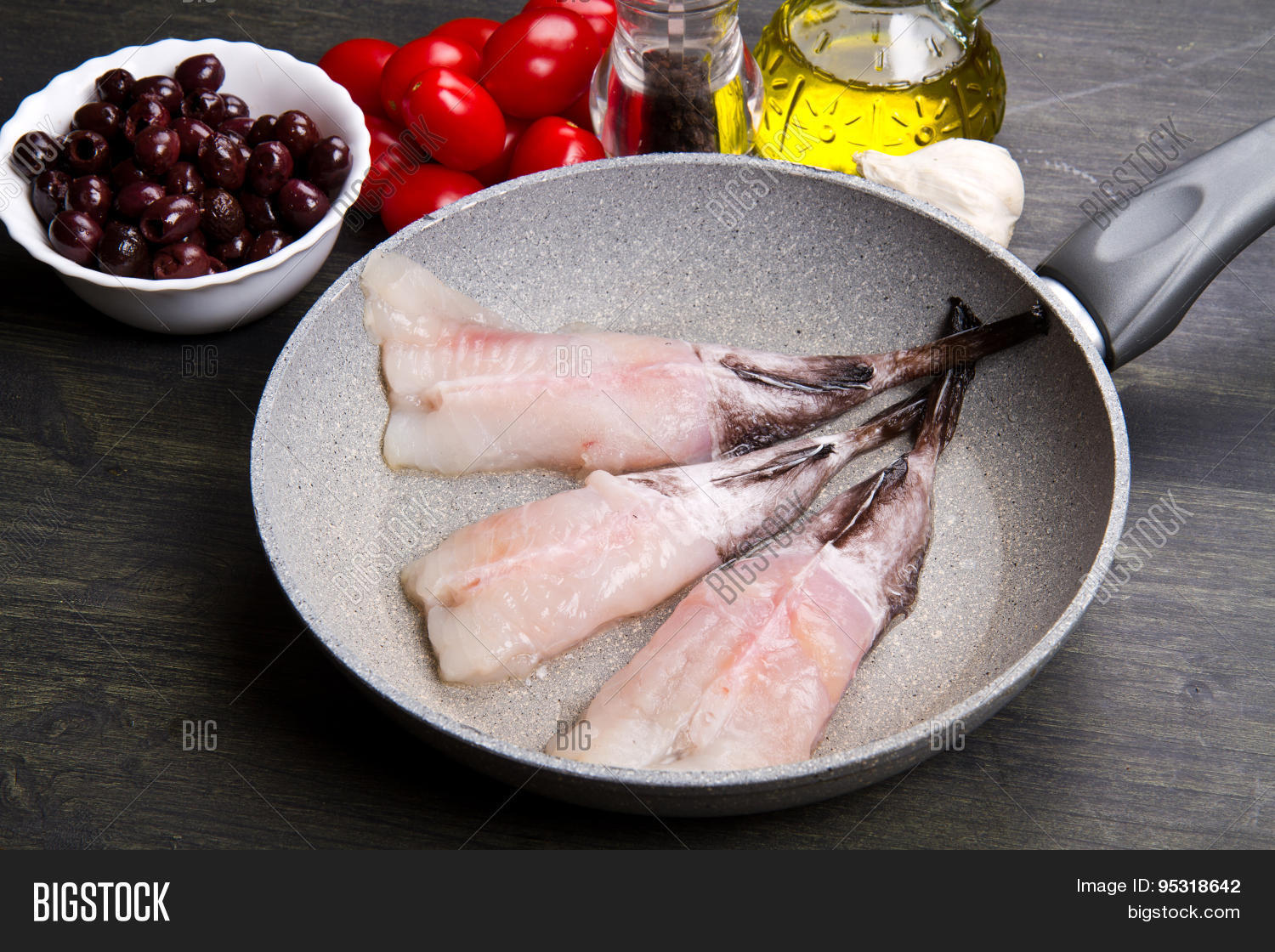 Fresh Fish Monkfish Image & Photo (Free Trial) | Bigstock