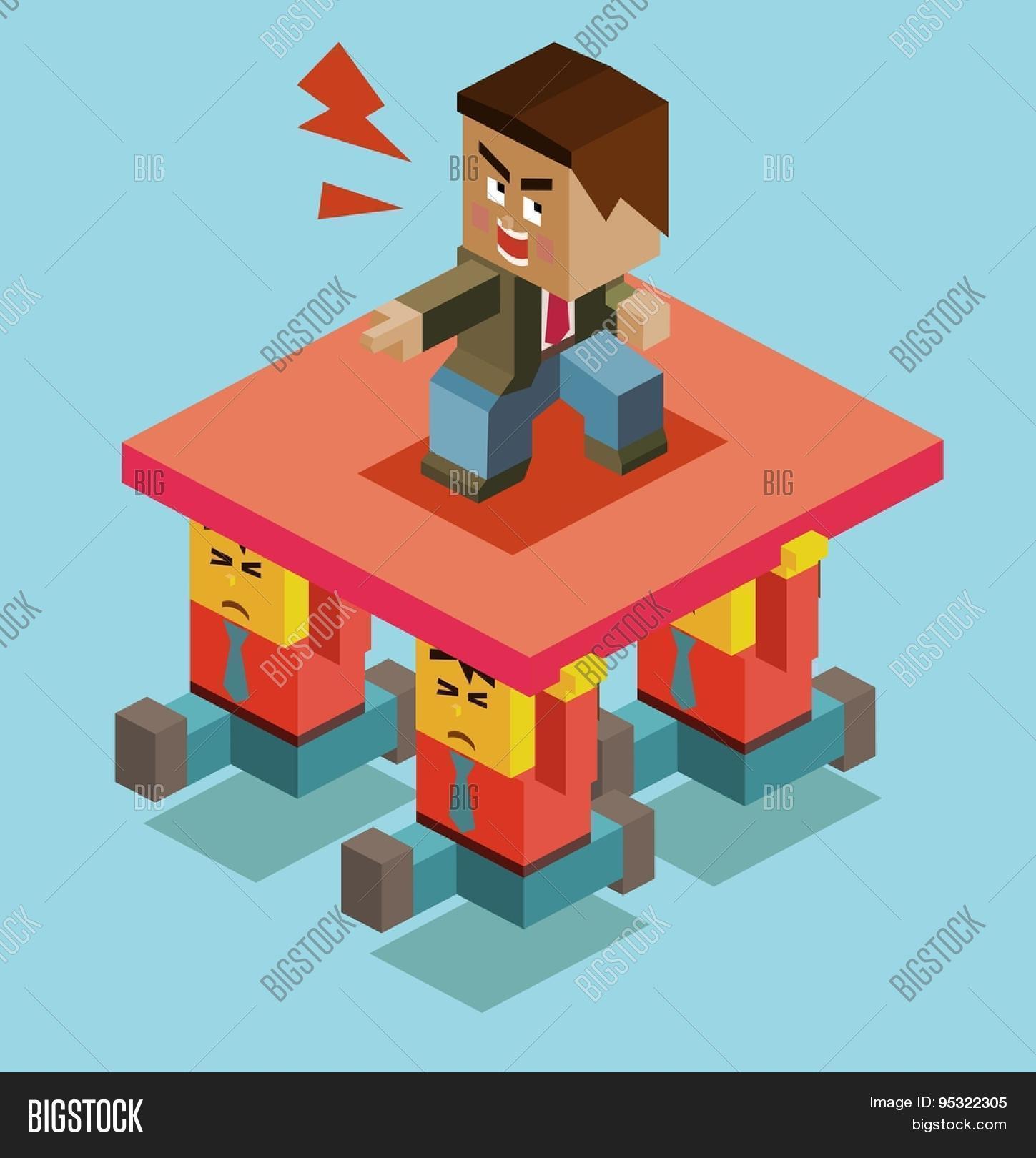 Cruel Boss Employee. Vector & Photo (Free Trial) | Bigstock
