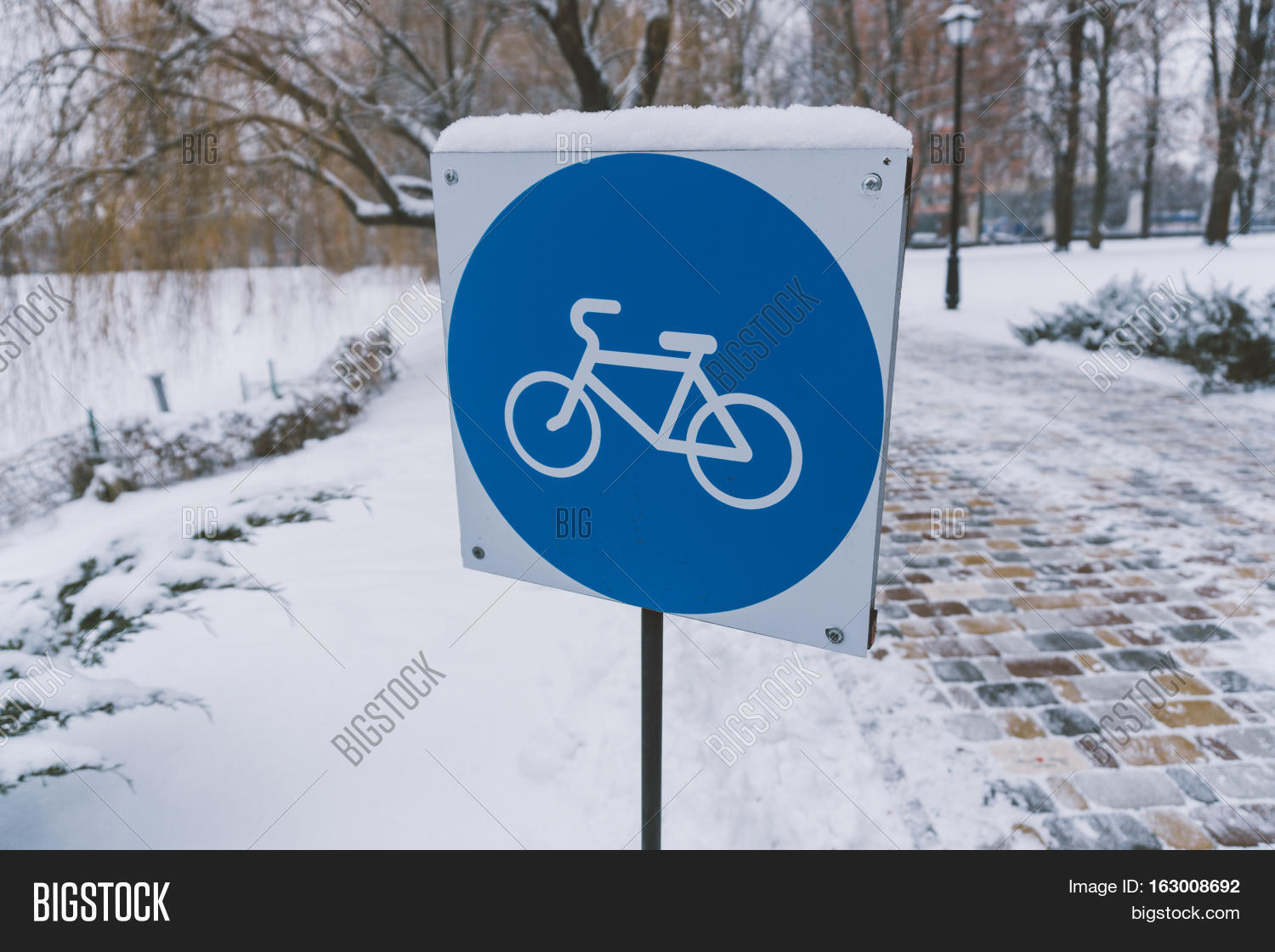 Road Sign Cyclists. Image & Photo (Free Trial) | Bigstock