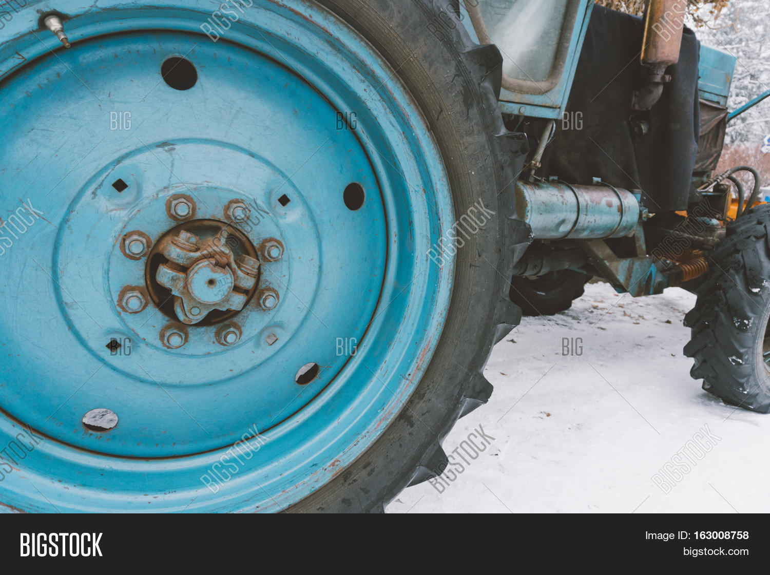 Soviet Tractor On Farm Image & Photo (Free Trial) | Bigstock