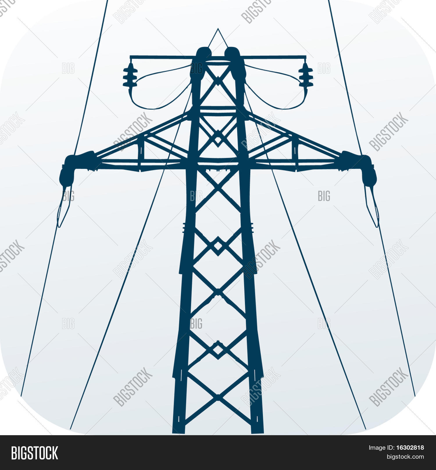 Icon High-tension Vector & Photo (Free Trial) | Bigstock