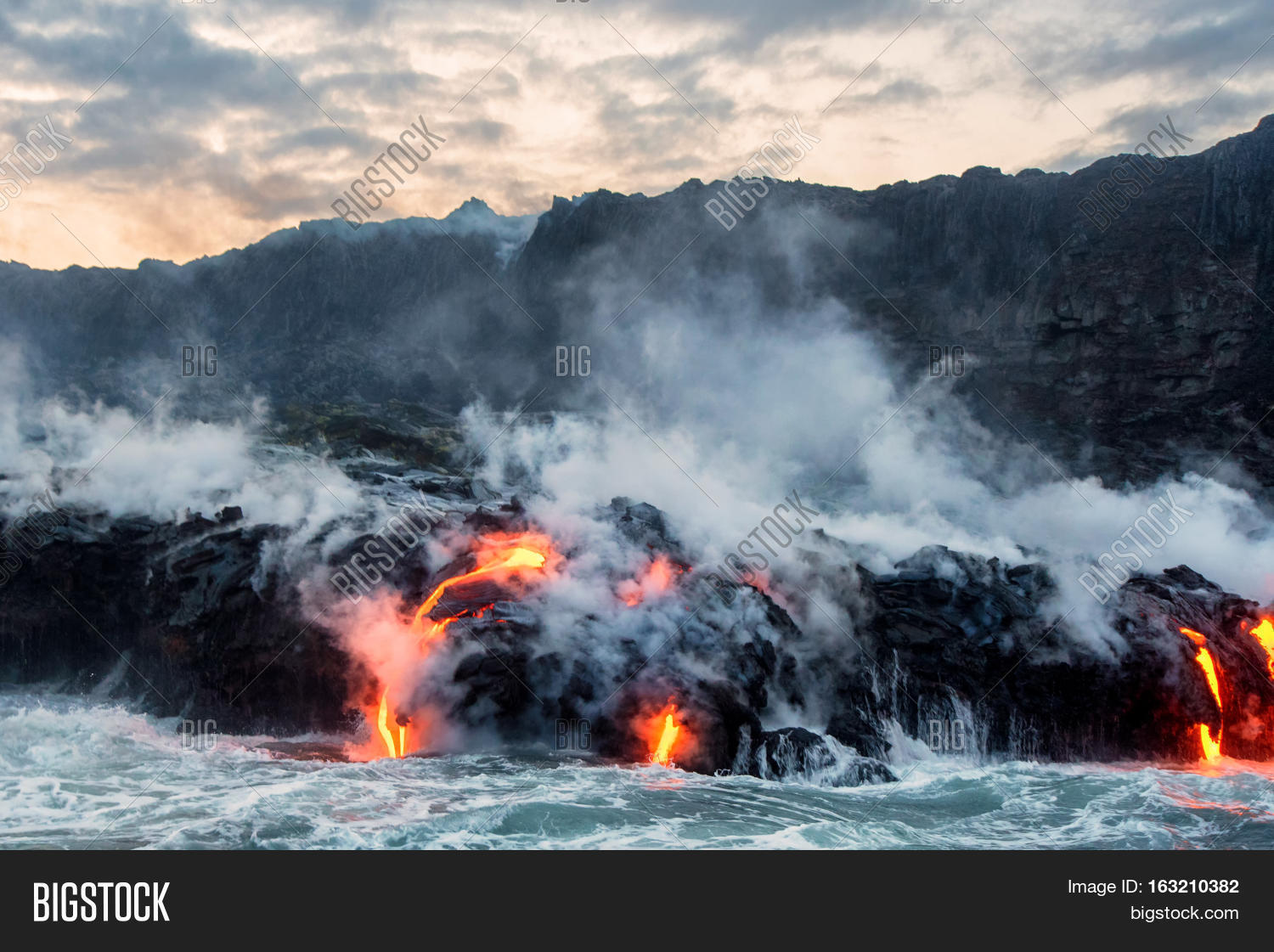 Molten Lava Flowing Image & Photo (Free Trial) | Bigstock