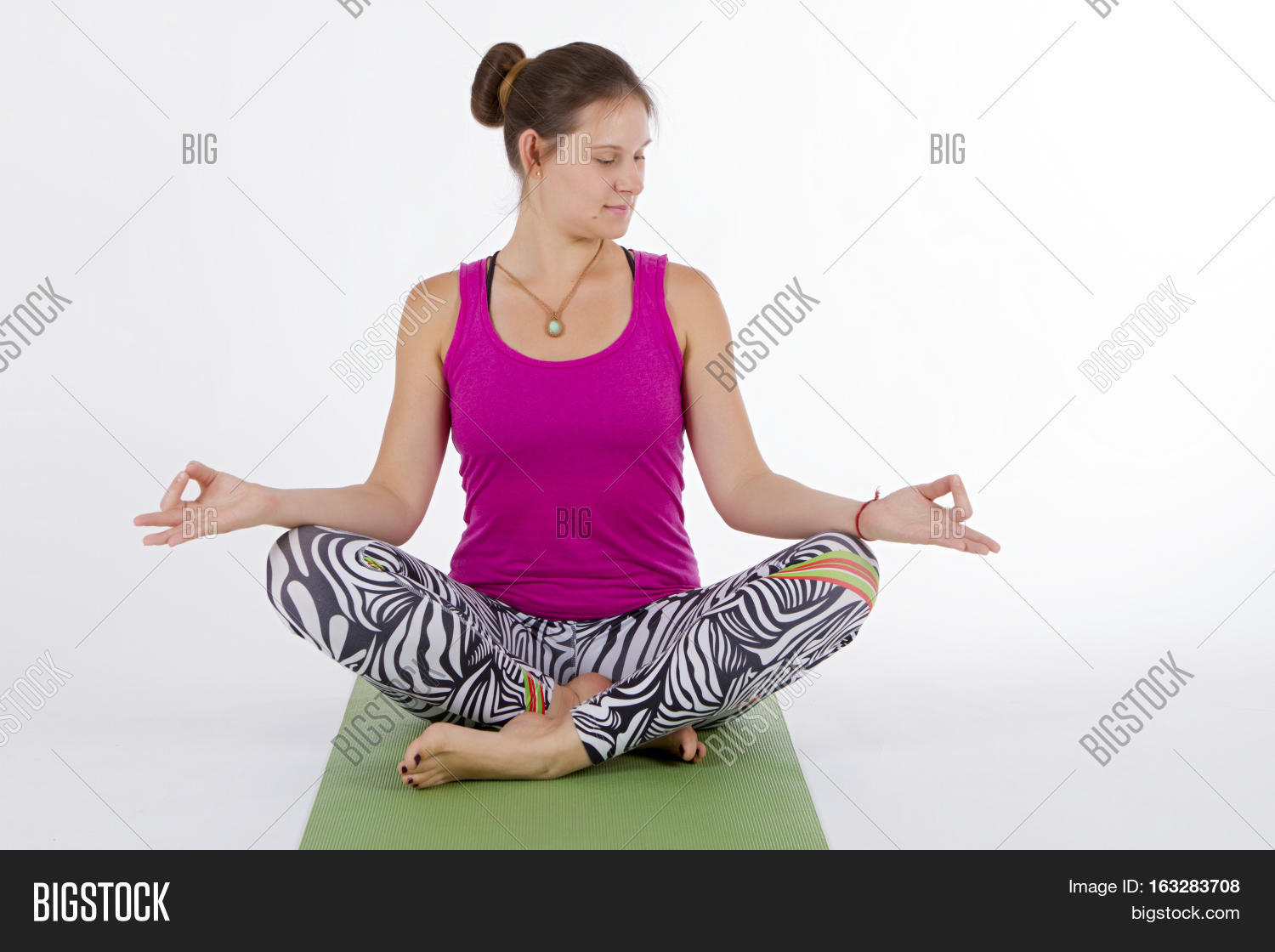 Girl Sitting Yoga Pose Image & Photo (Free Trial) | Bigstock