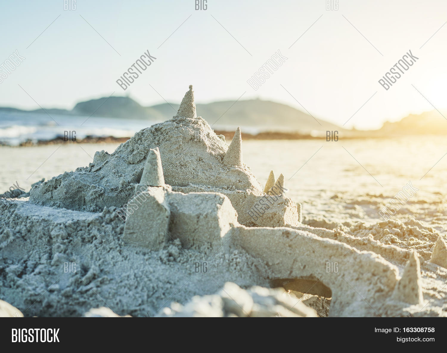 Sand Castle On Beach Image & Photo (Free Trial) | Bigstock