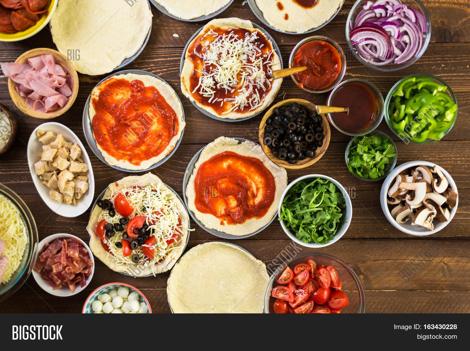 Small Pizzas Image & Photo (Free Trial) | Bigstock