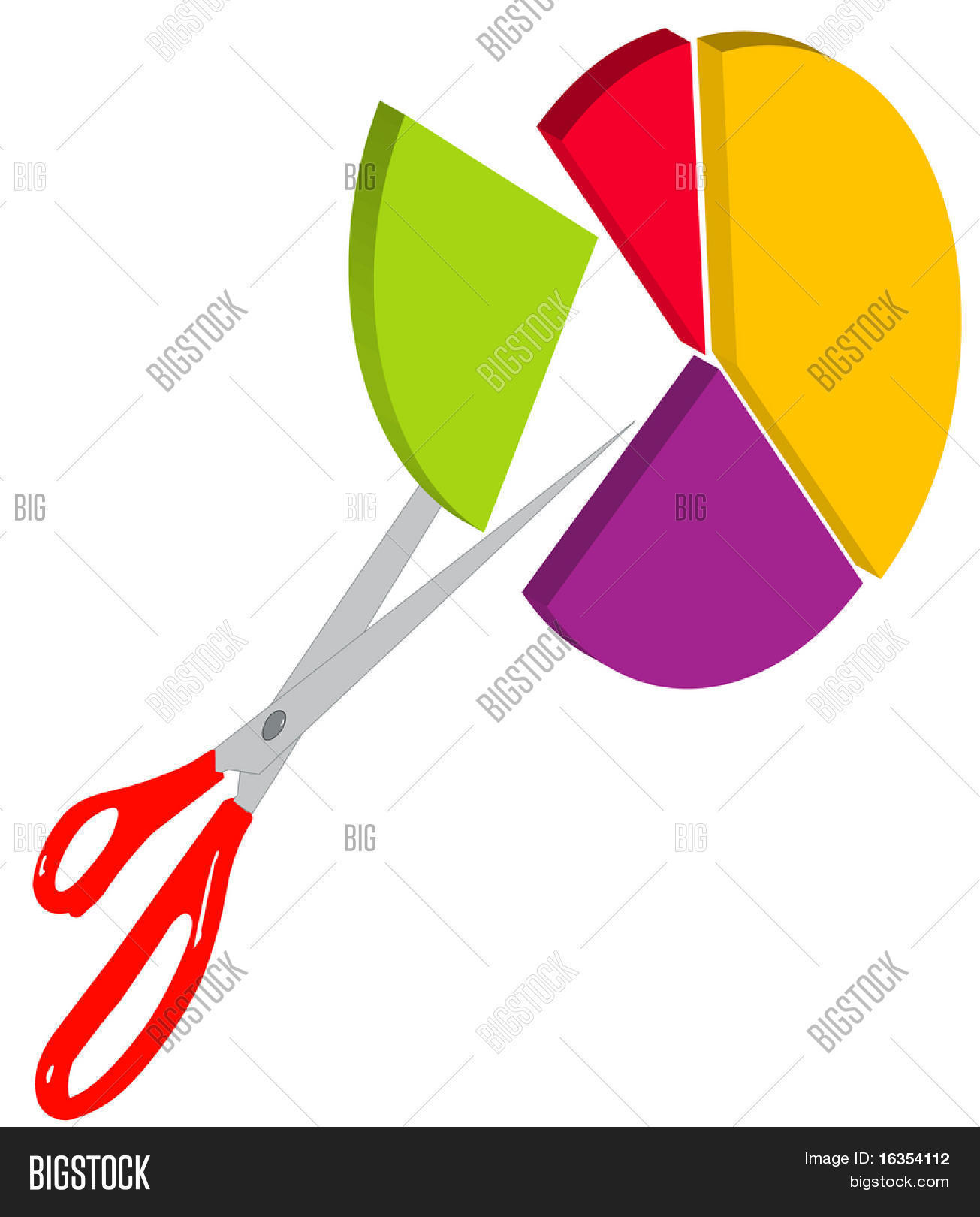 3d Circle Graph Vector & Photo (Free Trial) | Bigstock