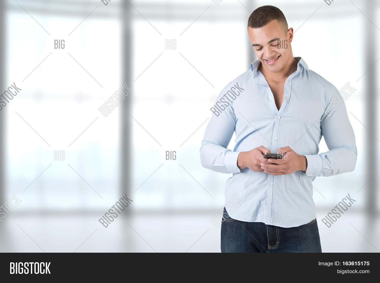 Man Using Smartphone Image & Photo (Free Trial) | Bigstock