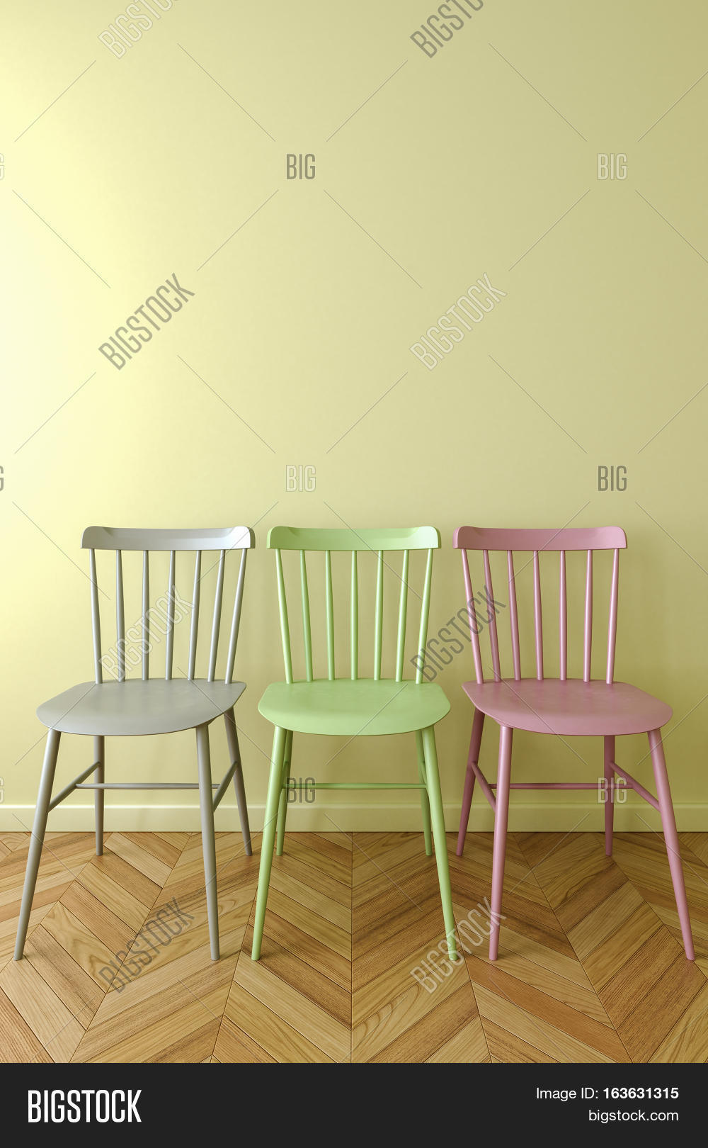 Three Simple Chair Image & Photo (Free Trial) | Bigstock