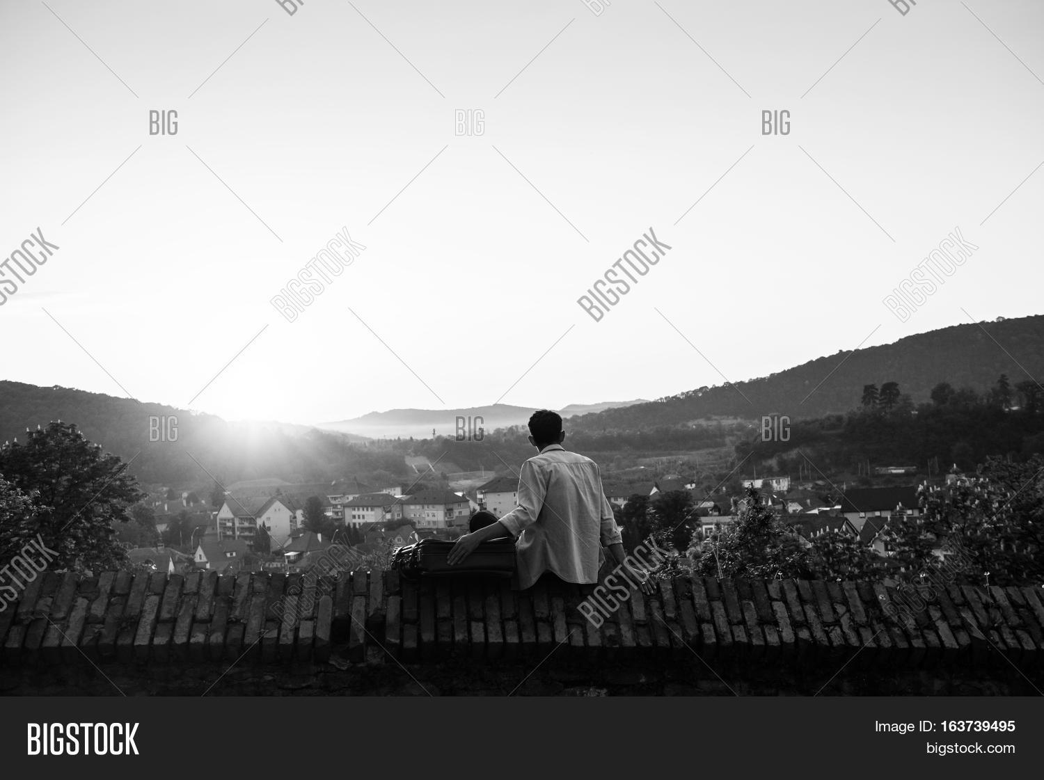 Young Boy Watch Sun Image & Photo (Free Trial) | Bigstock