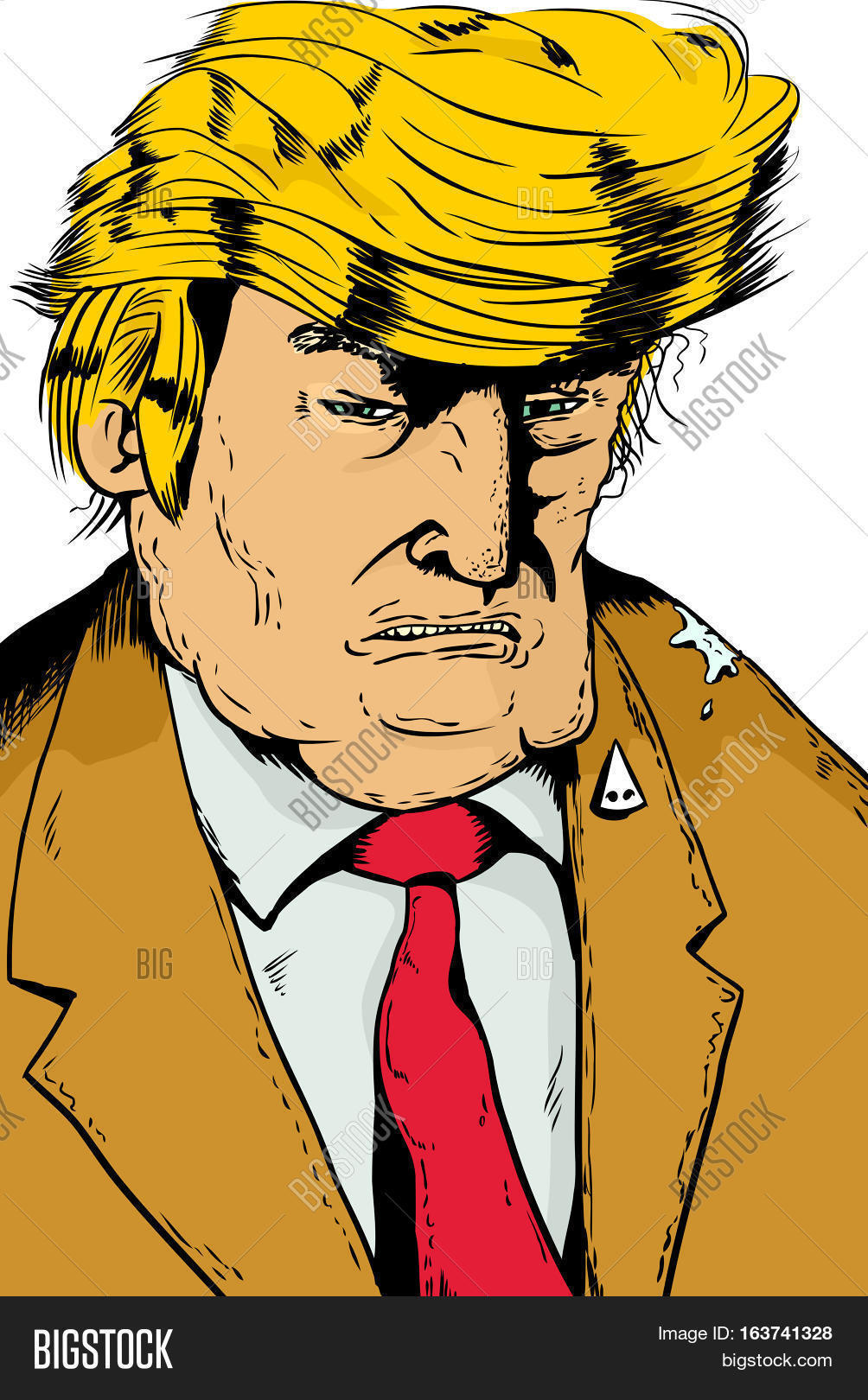 Grumpy Trump Bird Poop Image & Photo (Free Trial) | Bigstock