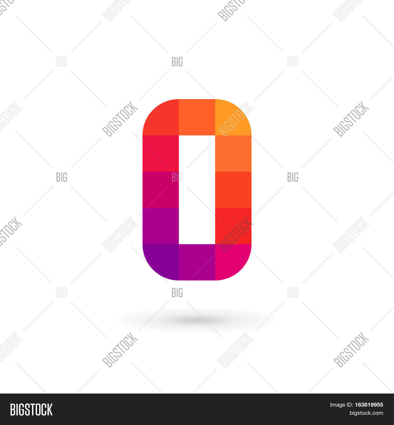 Letter O Number 0 Vector & Photo (Free Trial) | Bigstock