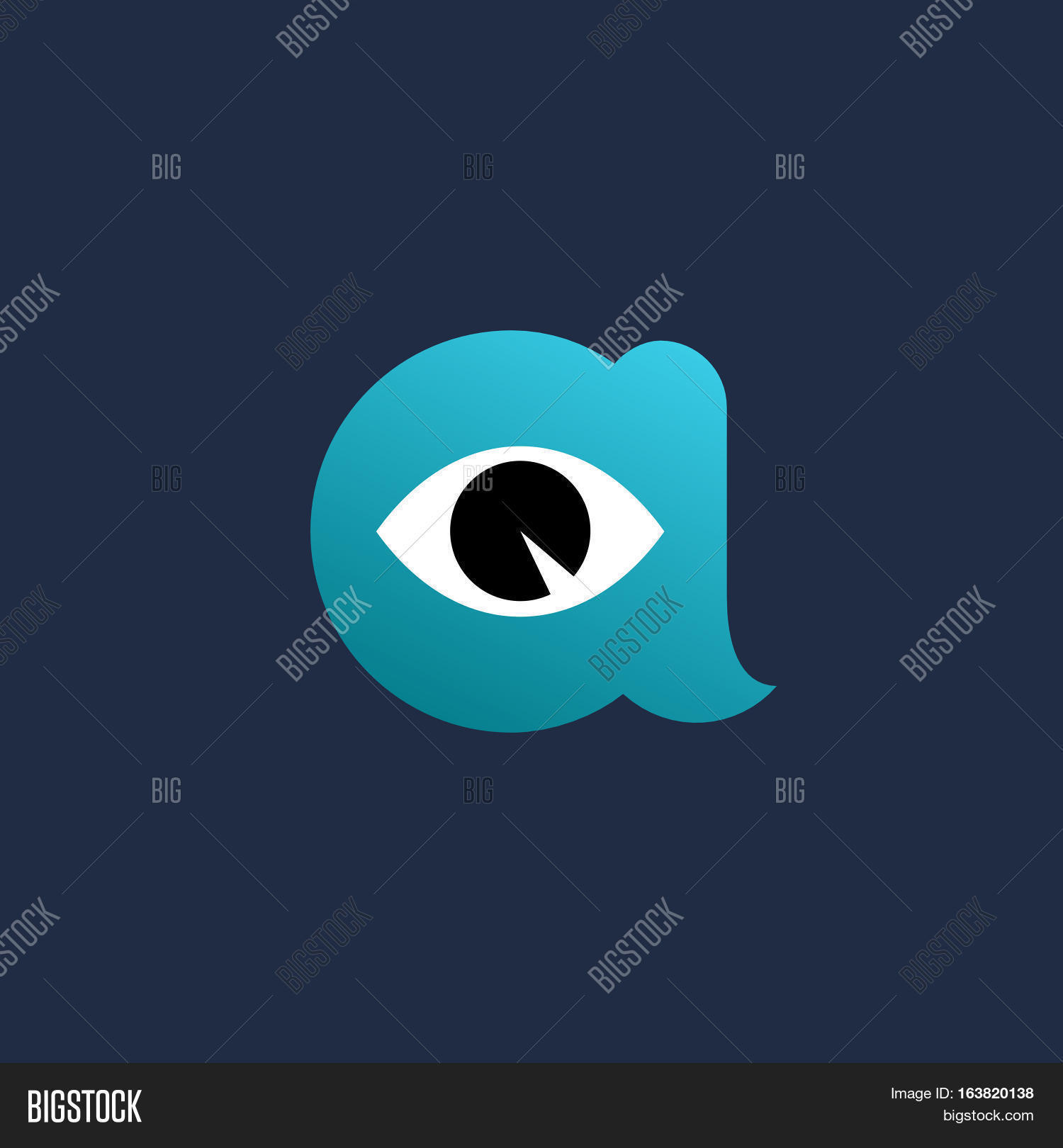 Letter Eye Logo Icon Vector & Photo (Free Trial) | Bigstock