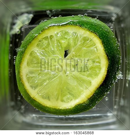 Drop Lime. Shot Slice Image & Photo (Free Trial) | Bigstock