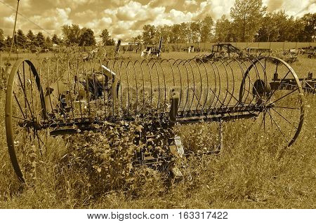 Old Rusty Dump Rake Image & Photo (Free Trial) | Bigstock