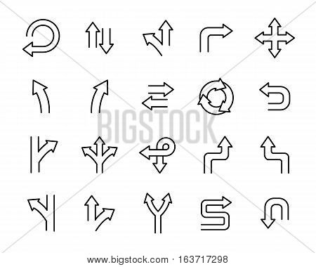 Set Direction Icons Vector & Photo (Free Trial) | Bigstock