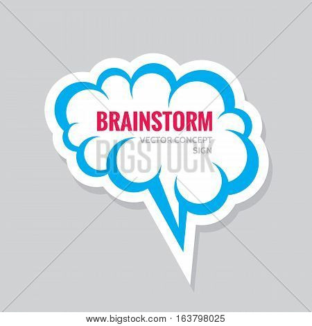 Brainstorm - Vector Vector & Photo (Free Trial) | Bigstock