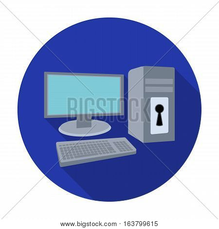 Locked Computer Icon Vector & Photo (Free Trial) | Bigstock
