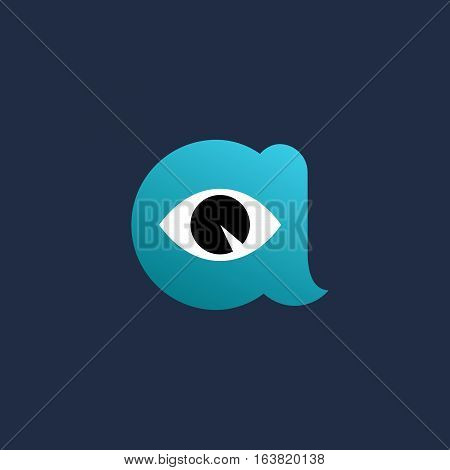 Letter Eye Logo Icon Vector & Photo (Free Trial) | Bigstock